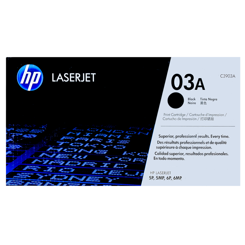 HP 03A Toner - C3903A - Black - Original HP LaserJet Toner Cartridge