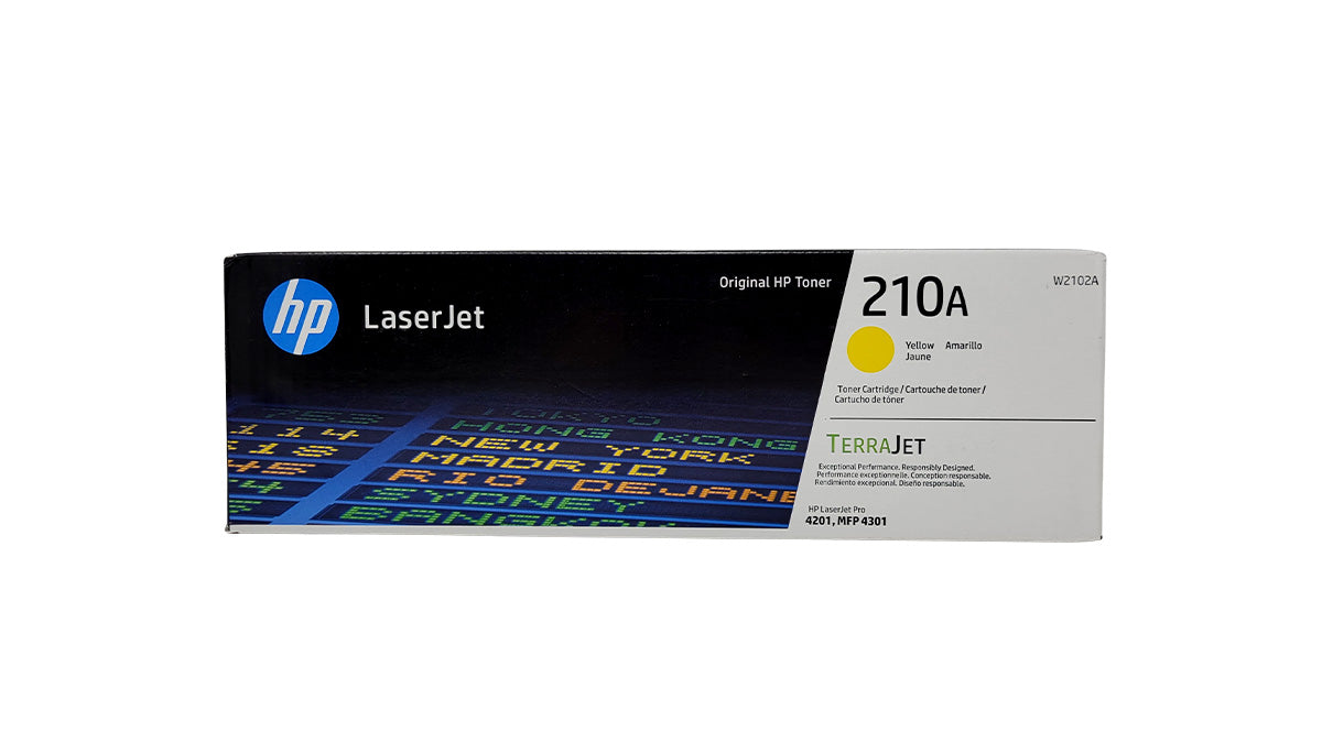 HP 210A Toner - W2102A - Yellow - Original HP LaserJet Toner Cartridge