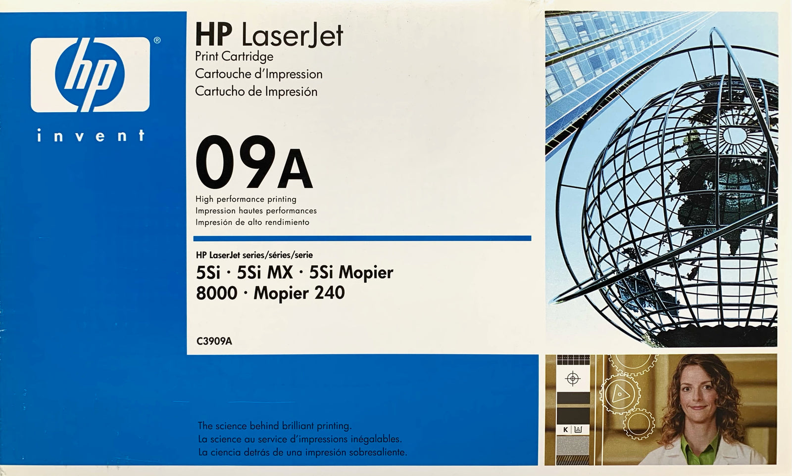 HP 09A Toner - C3909A - Black - Original HP LaserJet Toner Cartridge