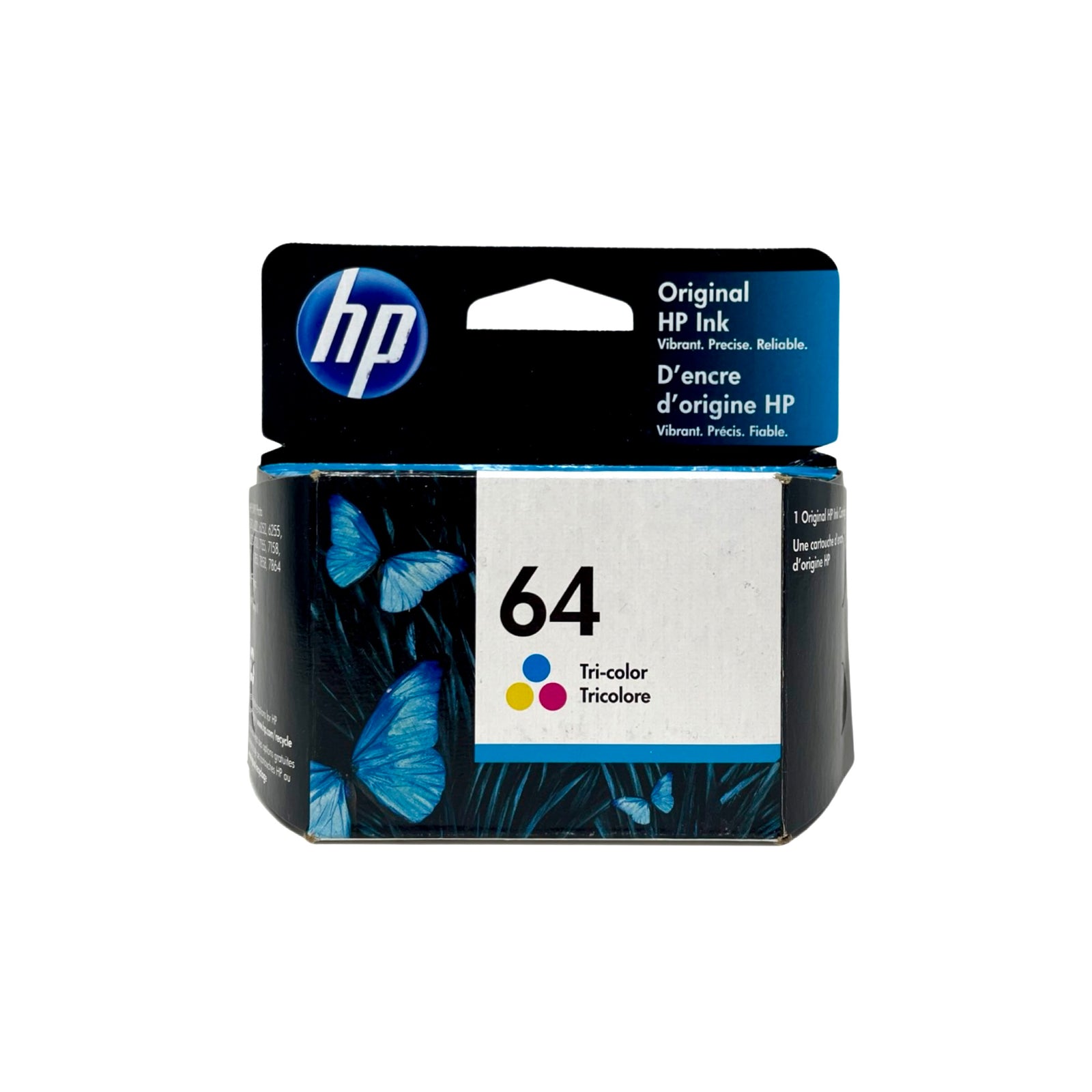 HP 64 Ink - Tri-color - Original Ink Cartridge (N9J89AN#140)