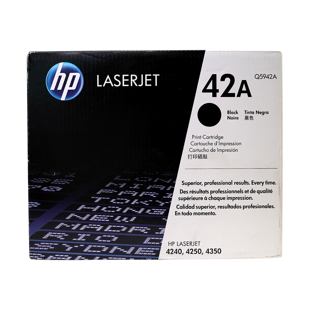 HP 42A Toner - Q5942A - Black - Original HP LaserJet Toner Cartridge